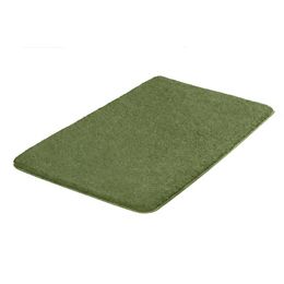 Kleine Wolke Badematte »Meadow« Höhe 30 mm rutschhemmend beschichtet fußbodenheizungsgeeignet Badteppich, Uni Farben forest Obermaterial: 100%...