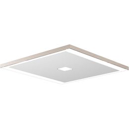 Evotec LED Deckenleuchte &raquo;ZEN&laquo; LED-Board Kaltwei&szlig; Neutralwei&szlig; Tageslichtwei&szlig; Warmwei&szlig; LED Deckenlampe nickelfarben/wei&szlig;