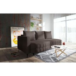 exxpo - SOFA FASHION Loungesofa »T wiggy Schlafsofa mit Bettfunktion und Bettkasten, « komfortabler Federkern, super Sitzkomfort, elegante...