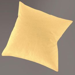 Irisette Kissenbezug &raquo;Lumen 8129&laquo; hochwertig und traumhaft weich honig Obermaterial: 100% Baumwolle B/L: 80 cm x 80 cm