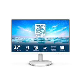 Philips LCD-Monitor &raquo;271V8AW&laquo; 68, 6 cm/27 &prime;&prime; 1920 x 1080 px Full HD 4 Reaktionszeit 75 Hz weiss Neigbar, Stereo-Lautsprecher 2x2W, rahmenloses Design