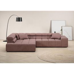 Inosign Ecksofa »Ancona incl. Kopfteilverstellung, OTTOs Choice, Breite 319cm, L-Form« wahlweise motorische Sitztiefenverstellung, auch in Cord +...