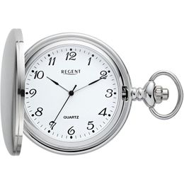 Regent Uhren Regent Herren Taschenuhr &raquo;P735-19517749&laquo; Quarzuhr, Herrenuhr, Acrylglas, Geschenkidee silber