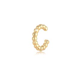 Elli Damen Single-Ohrhaken &raquo;Earcuff Single Dots Design 925 Sterling Silber&laquo; gold