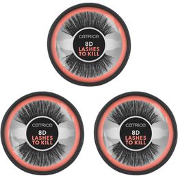 Catrice Bandwimpern »8D Lashes To Kill« mit flexiblem Wimpernband schwarz apricot Vegan