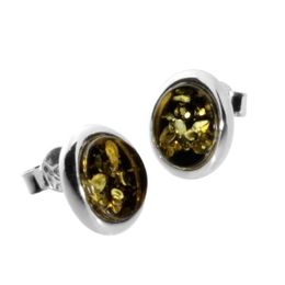 OSTSEE-SCHMUCK Paar Ohrstecker &raquo;Ohrstecker Helli Ohrstecker Helli&laquo; 12x10mm Sch&ouml;ne Ohrstecker mit 9 x 7 mm gro&szlig;en Bernsteinen