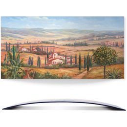Artland Wandbild »Terrasse« Europa 1 Stk. tlg. 3D Optik gebogen Farbe Bild(er): braun