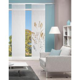 Vision S Schiebegardine &raquo;AYENE&laquo; Paneelwagen 1 Stk. tlg. Schiebevorhang digitalbedruckt AYENE sand Obermaterial: 100% Polyester 260 cm