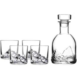 LIITON Whiskyglas »Everest« 5-teilig, mit Dekanter transparent