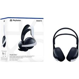 Playstation 5 Gaming-Headset »PULSE Elite Wireless-Headset« Bluetooth Multi-Point-Verbindung Rauschunterdrückung Stummschaltung weiß