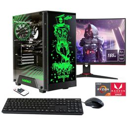 Hyrican PC-Komplettsystem »Multimedia Rockstar SET02176« 23, 6 ′′ Ryzen 7 Radeon Graphics 16 GB RAM 2.000 GB SSD Windows 11, inklusive 24" Monitor...