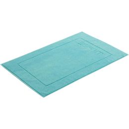 Esprit Badematte »Solid« Höhe 8 mm fußbodenheizungsgeeignet schnell trocknend Badteppich, Uni Farben, mit Logo Stickerei Hotelmatte turquoise...