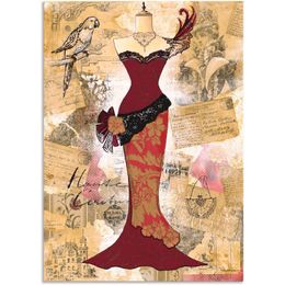 Artland Wandbild »Antikes Kleid - Collage« Mode 1 Stk. tlg. als Alubild, Outdoorbild, Leinwandbild, Poster in verschied. Größen Farbe Bild(er):...