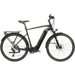 KROSS »E-Trekkingrad Trans Hybrid 6.0 28 Zoll schwarz« 10 Gang Shimano DEORE XT T8000 Schaltwerk Kettenschaltung Mittelmotor 250 W Pedelec,...