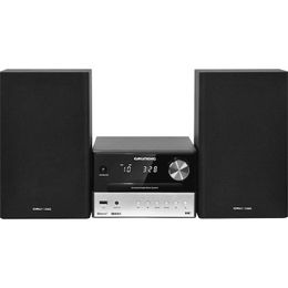 Grundig Microanlage »CMS 3000« (Bluetooth Digitalradio (DAB+) FM-Tuner mit RDS 30 W) schwarz/silberfarben