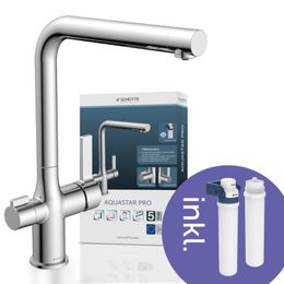 Sch&uuml;tte SCH&Uuml;TTE Sp&uuml;ltischarmatur &raquo;AQUASTAR PRO&laquo; mit Filtersystem f&uuml;r Trinkwasser, praktische Cold-Start-Funktion chrom