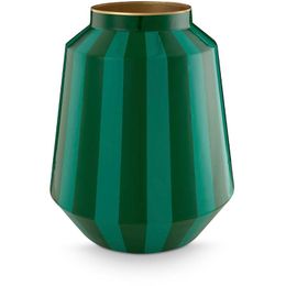 PIP Studio Dekovase &raquo;Vase Streifen&laquo; gr&uuml;n