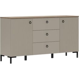 Home Affaire Sideboard »Luminara« 1 Stk. tlg. Kommode mit Soft-Close Funktion - 120 oder 150 cm Breite Cashmere (Beige)/Eiche Robustes TV-Lowboard...