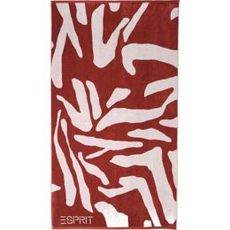 Esprit Strandtuch »Robins Beach« Badetuch, modernes abstraktes Design sand Obermaterial: 100% Baumwolle B/L: 100 cmx180 cm