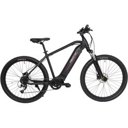 Maxtron Damen &raquo;MT 15X&laquo; 9 Gang Shimano Alivio Schaltwerk Kettenschaltung Mittelmotor 250 W Pedelec, Elektrofahrrad f&uuml;r Damen u. Herren, MTB schwarz