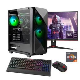 Hyrican Gaming-PC-Komplettsystem »Striker SET02261« 23, 6 ′′ Ryzen Ryzen 5 GeForce RTX 3060 16 GB RAM 960 GB SSD 5600X, Windows 11, inklusive 24"...