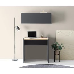 Inosign B&uuml;rom&ouml;bel-Set &raquo;CITY/GiRON, modernes Design, Homeoff., B&uuml;ro in zwei Farben/Wotan Eiche&laquo; Set, 2 Stk. tlg. enth&auml;lt H&auml;ngeschrank, Schreibtisch, 