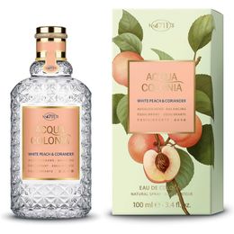 4711 Eau de Cologne »Acqua Colonia WHITE PEACH & CORIANDER EAU DE COLOGNE NATURAL SPR« Beruhigender Duft mit weißem Pfirsich und Koriander. grün...