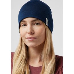 Jack Wolfskin Beanie »MERINO BEANIE« night-blue onesize onesize Aus Merinowolle