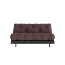 Karup Design Daybett »Daybett Roots Schlafsofa – Gästebett & Sofa aus FSC -Kiefer« Inkl. Futonmatratze, in mehreren Größen & Farben erhältlich Brown