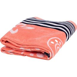 stuco Strandtuch &raquo;Seepferdchen&laquo; Motiv Seepferdchen apricot-wei&szlig;-marine Obermaterial: 100% Baumwolle B/L: 90 cmx170 cm