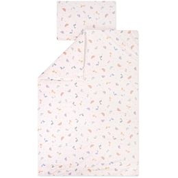 Julius Zöllner JULIUS ZÖLLNER Kinderbettwäsche »Baby- und Kinderbettwäsche aus 100% Jersey-Baumwolle« 2 Stk. tlg. erhältlich in den Größen 80x80+35x40cm und...