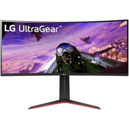 LG Curved-Gaming-Monitor »34GP63AP« 86 cm/34 ′′ 3440 x 1440 px UWQHD 5 Reaktionszeit 160 Hz schwarz, rot