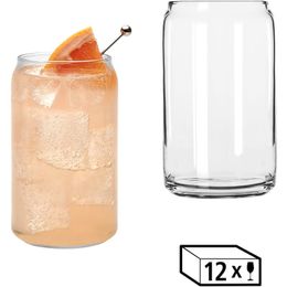 Libbey Gläser-Set »Can Glas -GLASS CANS-, 473 ml, Ø 7, 5 cm, H: 13, 5 cm, 12er Set« hochwertig verarbeitet, im modernen Design transparent