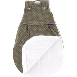 Träumeland TRÄUMELAND Babyschlafsack »Babyschlafsack LIEBMICH 3tlg. Set Pünktchen oliv« bunt Bezug: 100% Baumwolle. Füllung: 70% Polyester, 30% Lyocell...