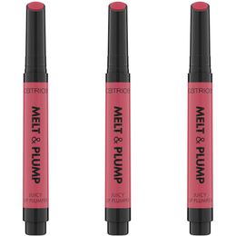 Catrice Lippenbalsam »Melt & Plump Juicy Lip Plumper« Angenehm kühlender Effekt dank Menthol Keep A Juicy Secret Sofortiger Aufpolstereffekt mit...