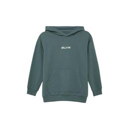 s.Oliver JUNIOR Hoodie mit Kapuze grey/green 146/152 146/152 Sweater von s.Oliver JUNIOR