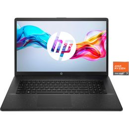 HP Notebook »17-cp AMD« 43, 9 cm / 17, 3 ′′ AMD Ryzen 7 Radeon Graphics 1.000 GB SSD Schwarz