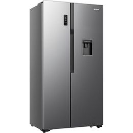 Gorenje Side-by-Side »NS9DXLWD« 178, 6 cm hoch 91 cm breit grau