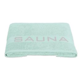 Delindo Lifestyle Saunatuch »Colares« eingewebter Schriftzug "Sauna" mint Obermaterial: 100% Baumwolle B/L: 80 cmx200 cm