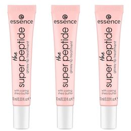 Essence Lippenbalsam »the super peptide glossy lip treatment« mit milchig glänzender Textur Peptacular! Pflegende und feuchtigkeitsspendende Formel
