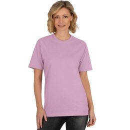 TRIGEMA T-Shirt »T-Shirt DELUXE Baumwolle« 1 Stk. tlg. orchidee M M DELUXE-Single-Jersey