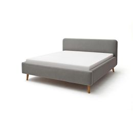 Meise Möbel MEISE.MÖBEL Polsterbett »Mattis« Topseller, wahlweise mit Bettkasten hellgrau Liegefläche Länge Breite: 200 cm x 180 cm