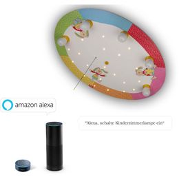Niermann Deckenleuchte &raquo;Rainbow Rabbit&laquo; E14 1 Stk. Deckenleuchte Rainbow Rabbit "Amazon Alexa kompatibel" bunt
