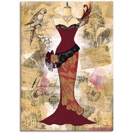 Artland Wandbild »Antikes Kleid - Collage« Mode 1 Stk. tlg. als Alubild, Outdoorbild, Leinwandbild, Poster in verschied. Größen Farbe Bild(er):...