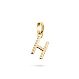 Thomas Sabo Charm Buchstabe »Charm Alphabet/Buchstabe - Connect« gelbgoldfarben Charm Alphabet A-Z – Connect