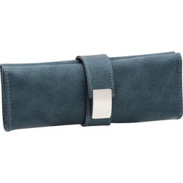 ERBE® ERBE Maniküre-Etui »Wickeletui aus echtem Leder« bestückt mit Solinger Premium Stahlwaren oceanblue 0 Maniküre-Etui aus echtem, hochwertigen Rindleder