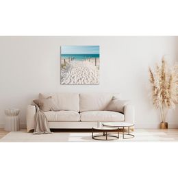 queence Acrylglasbild »Ethos« Deutschland Düne Gräser Himmel Meer Meer Bilder Spa Strand 1 Stk. tlg. Fine Art-Print in...