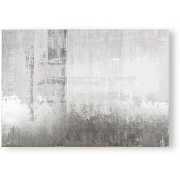 Laura Ashley Leinwandbild »Abstrakt« Abstrakt 1 Stk. tlg. Leinwandbild mit Metallic Abstract 70x100 cm Farbe Bild(er): silberfarben