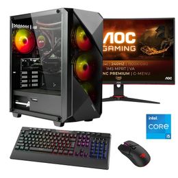 Hyrican Gaming-PC-Komplettsystem »Striker SET02409« 27 ′′ Intel Core i5 GeForce RTX 4060 16 GB RAM 1.000 GB SSD DDR5, Windows 11, inklusive 27"...