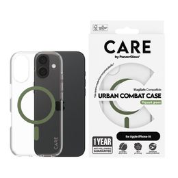 CARE BY PANZERGLASS Handyhülle »Urban Combat Case für Apple iPhone 16« iPhone 16 Backcover, Schutzhülle, Handyschutzhülle, Case, Schutzcase,...